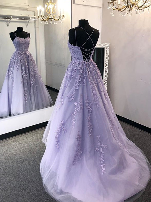 Backless Lace Prom Dresses